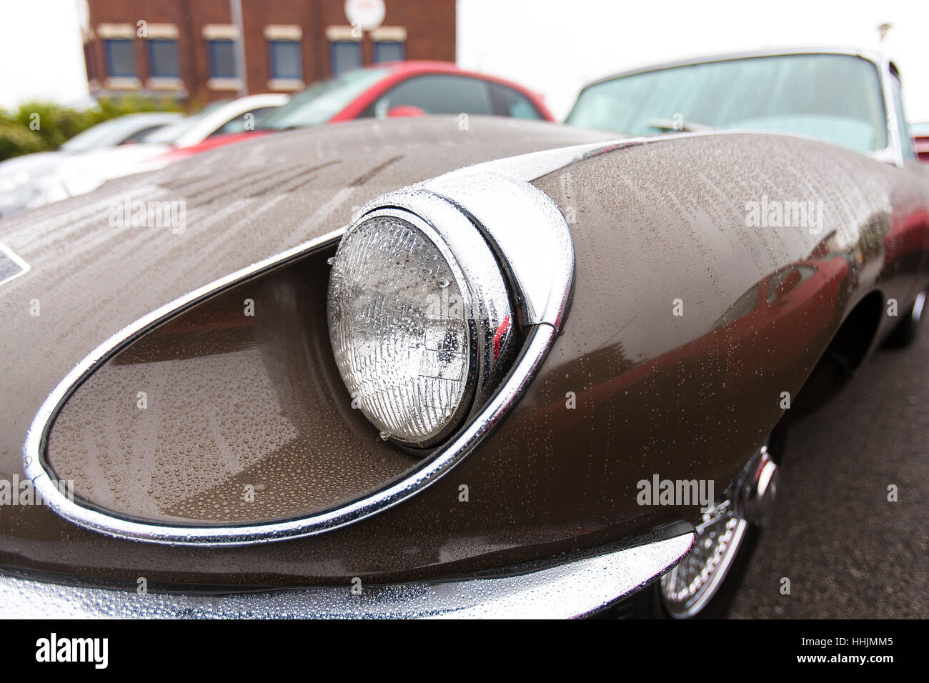 at a monthly cars and coffee meet in Liverpool city center Stock Photo ...