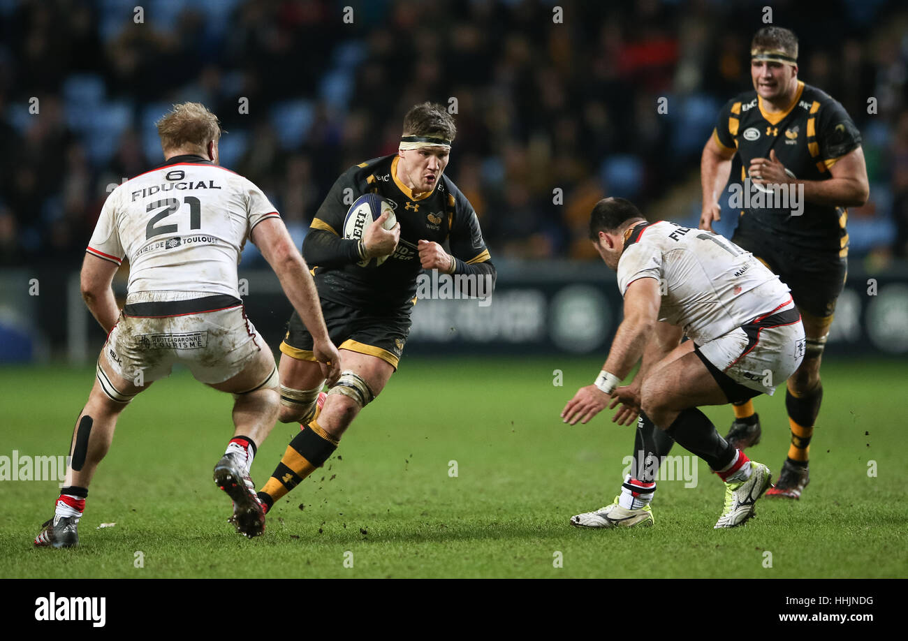 Wasps' Guy Thompson during the European Champions Cup, pool two match ...