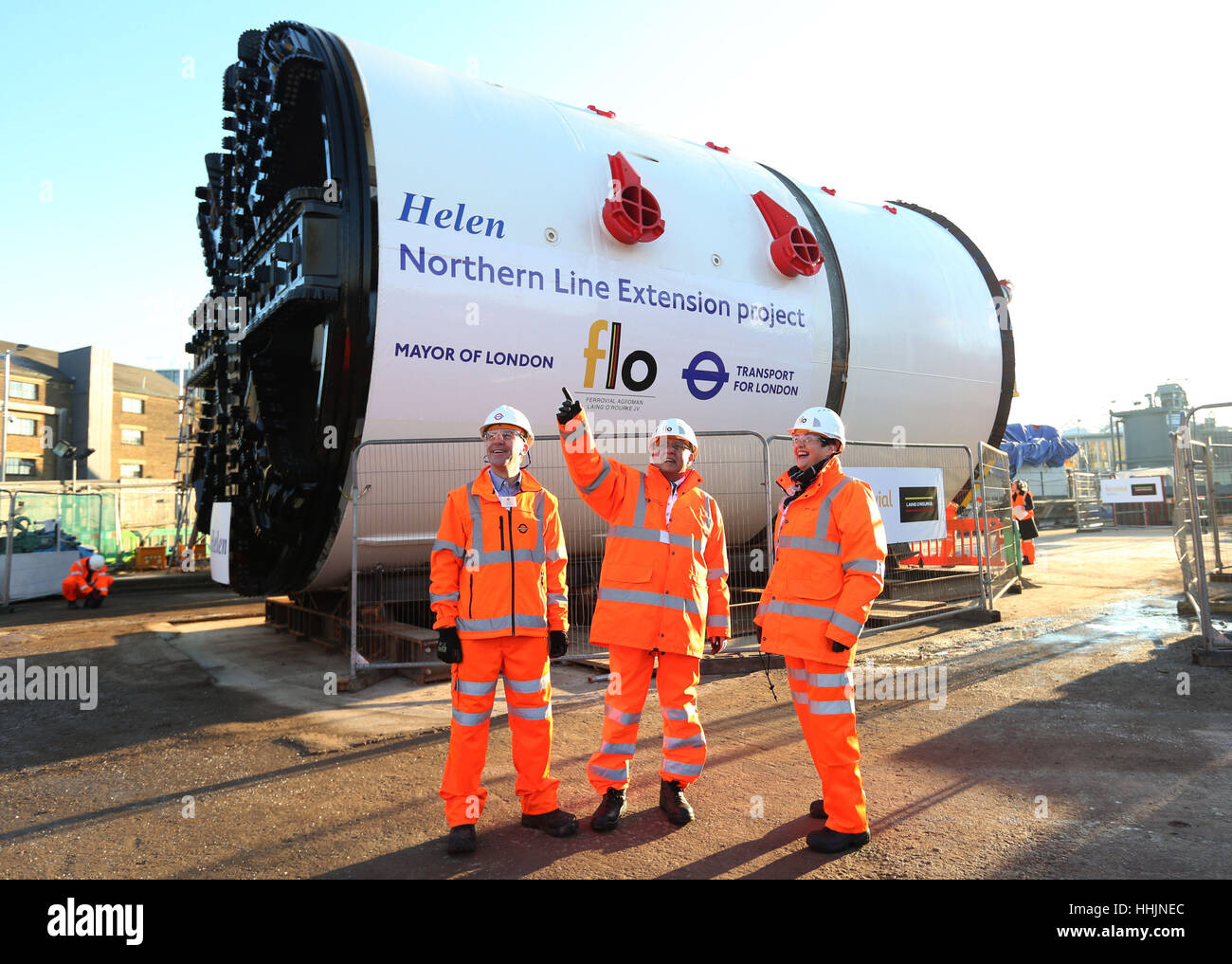 (left to right) London Underground managing director Mark Wild, leader ...