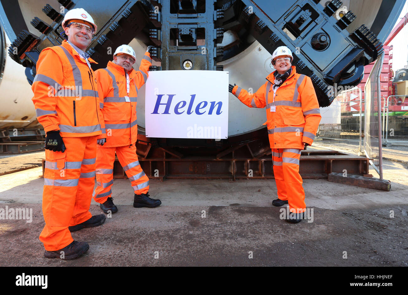 (left to right) London Underground managing director Mark Wild, leader ...