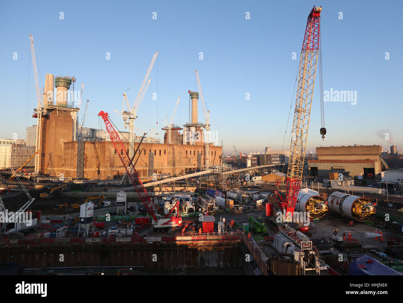 Two new London Underground boring machines nicknamed Helen and Amy ...