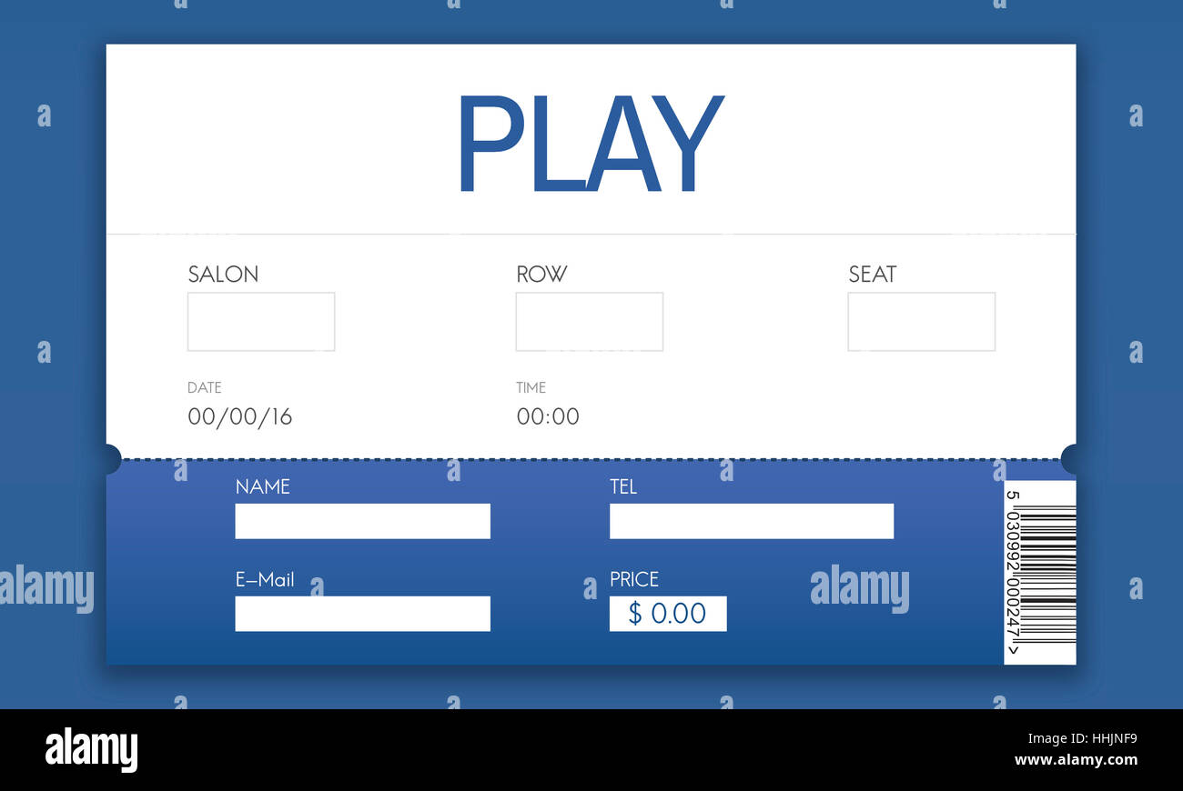 Movie Ticket Online Reservation Interface Concept Stock Photo - Alamy