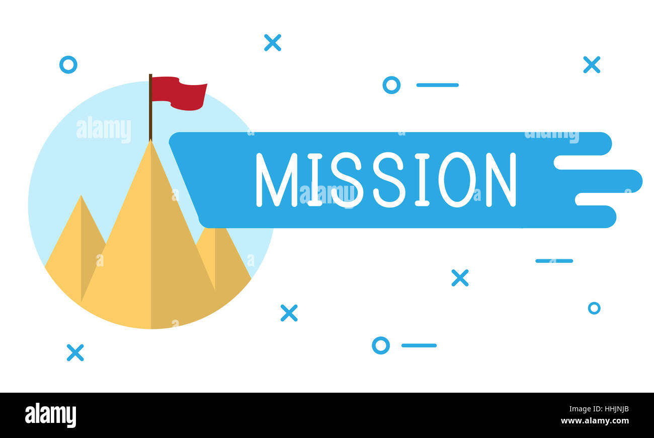 Mission Aim Aspiration Ideas Strategy Vision Concept Stock Photo - Alamy