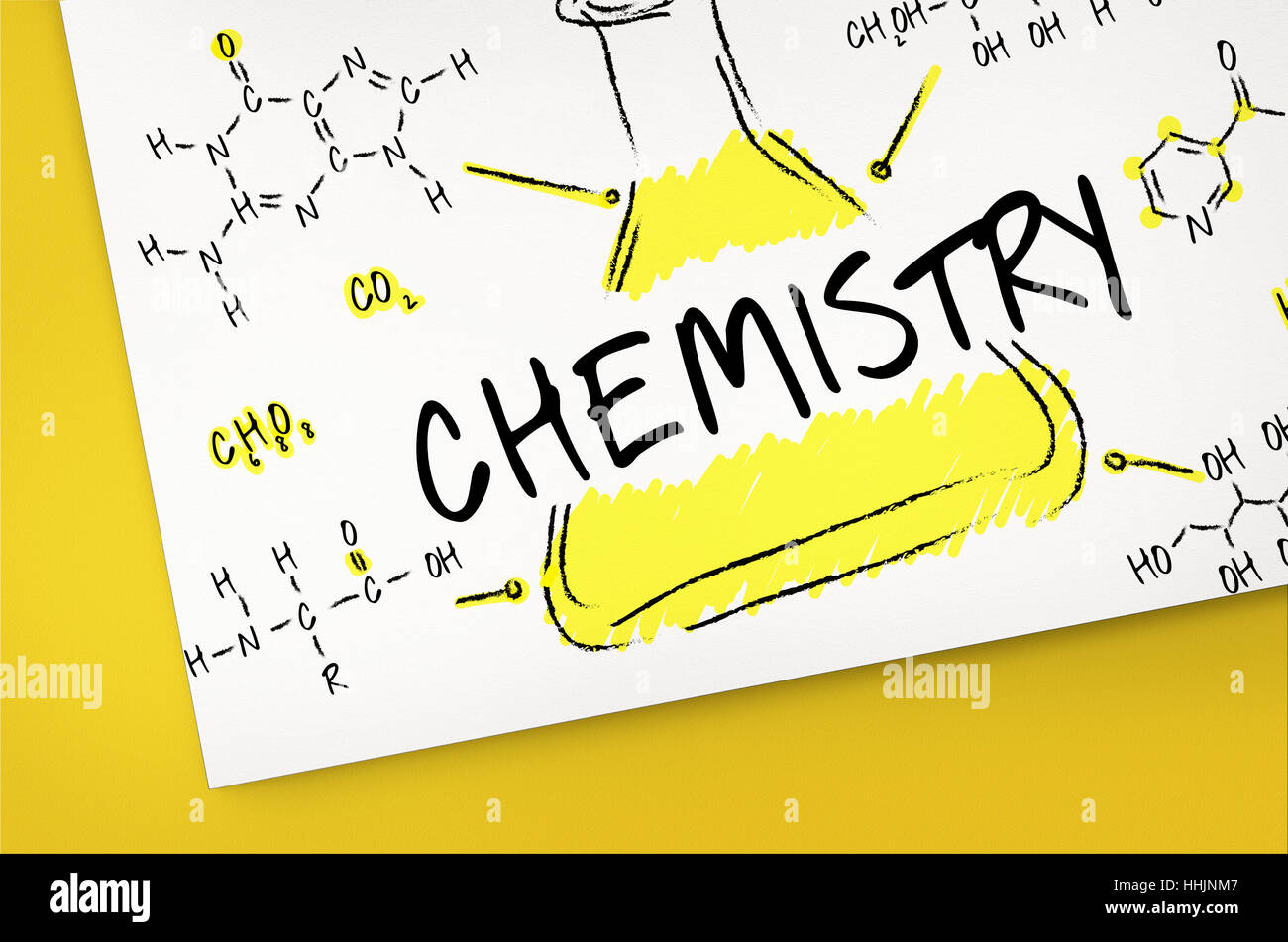 Science Experiment Laboratory Formula Chemical Concept Stock Photo - Alamy