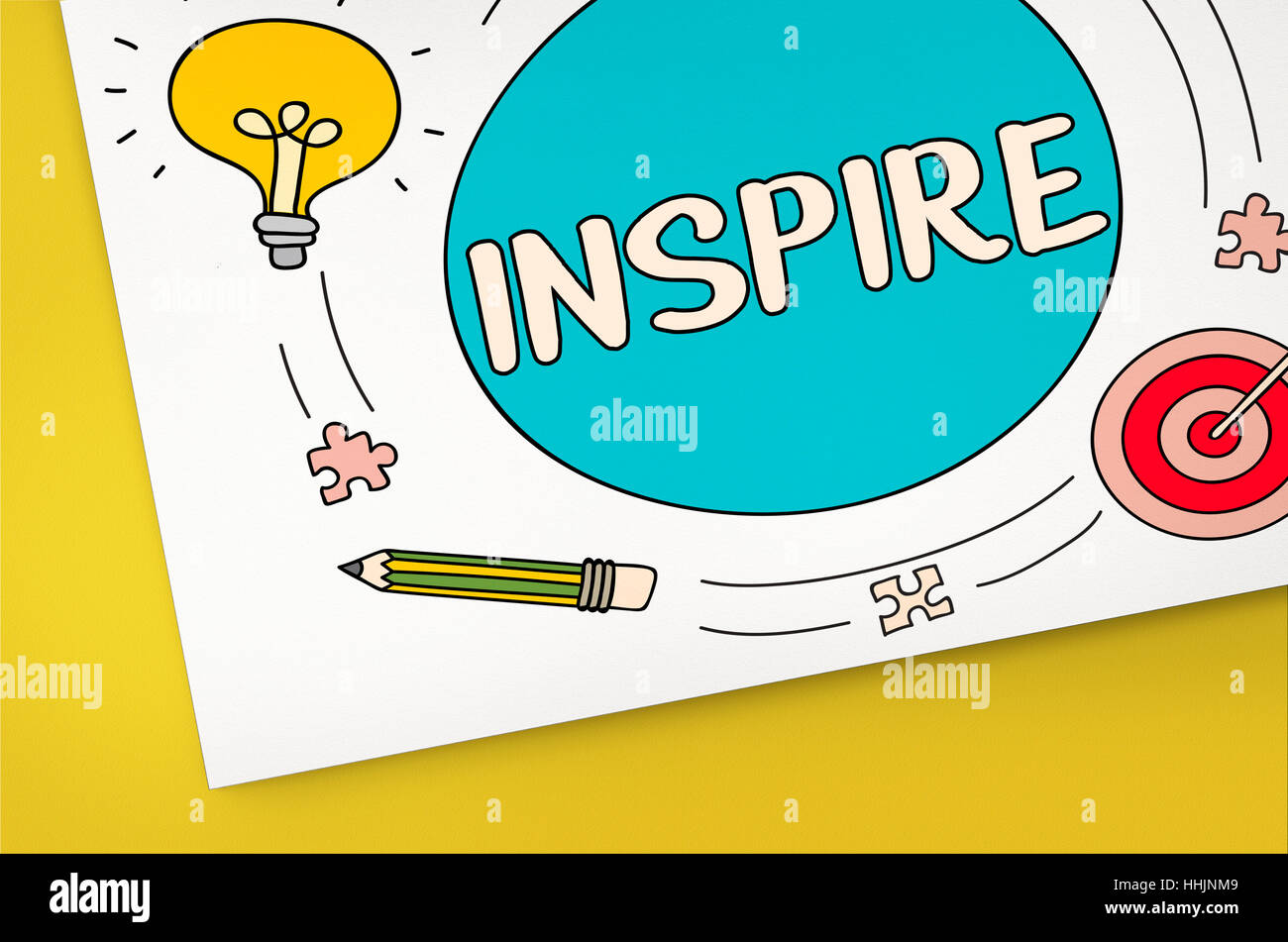 Freash Ideas Inspire Design Creative Concept Stock Photo - Alamy