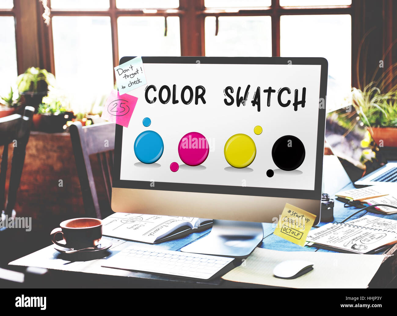 Color Swatch Design Style Concept Stock Photo - Alamy