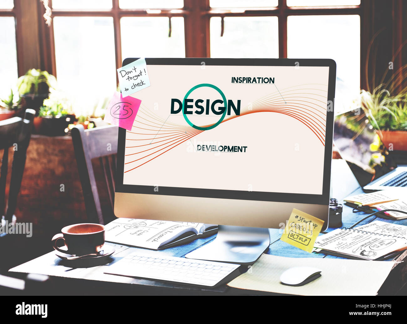 Inspiration Development Design Creative Thinking Concept Stock Photo ...