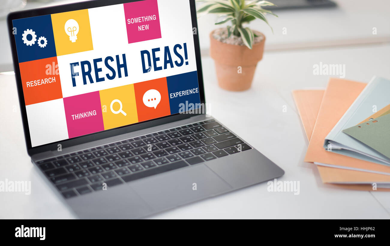 Fresh Ideas Creative Thinking Concept Stock Photo - Alamy