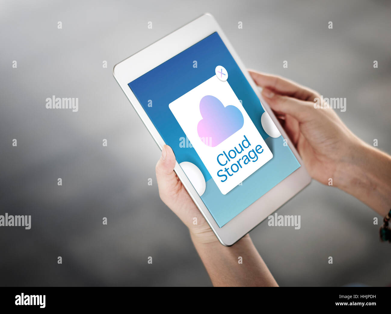 Cloud Computing Storage Icon Concept Stock Photo - Alamy