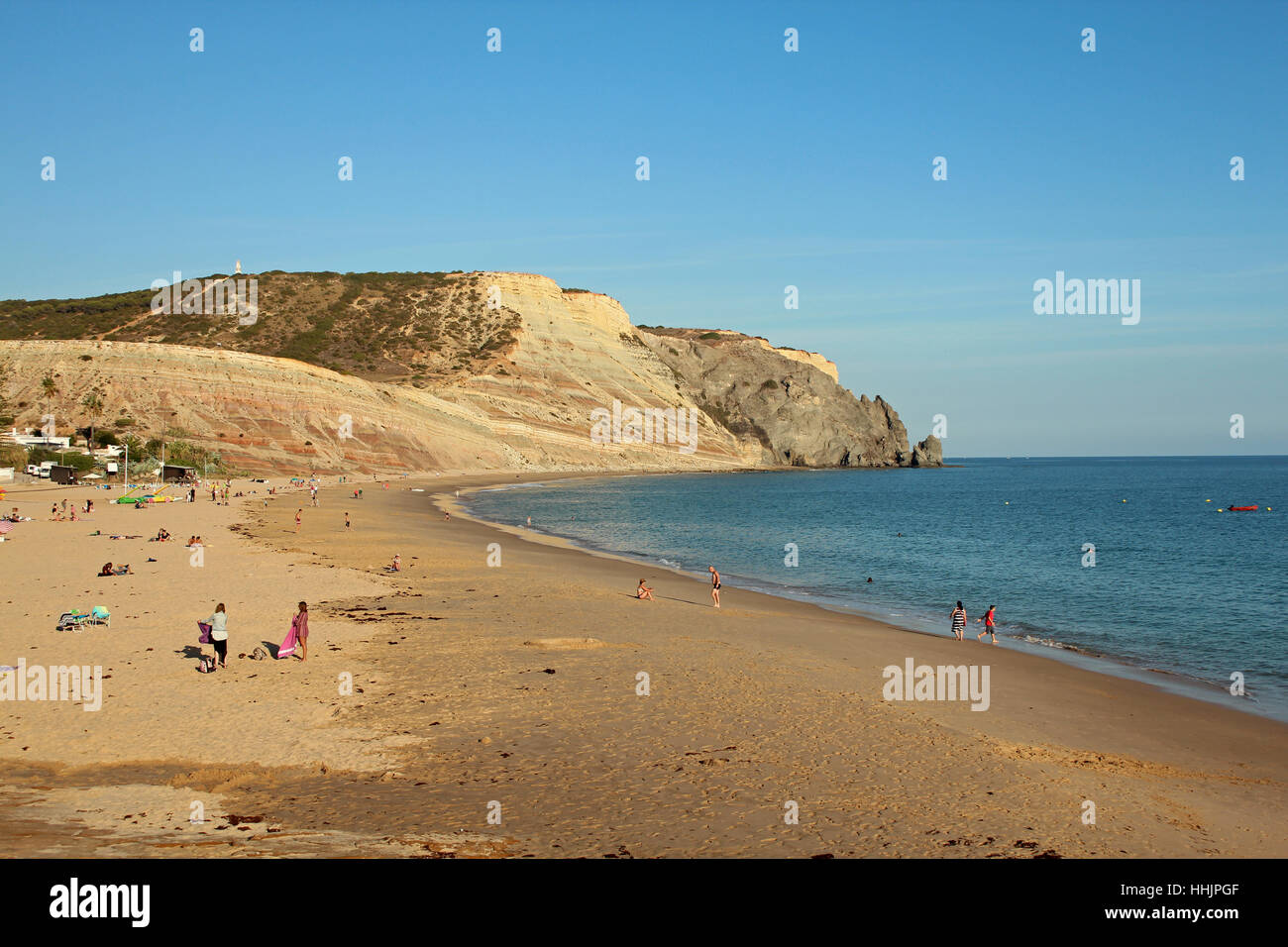 Praia da Luz, Lagos Stock Photo - Alamy