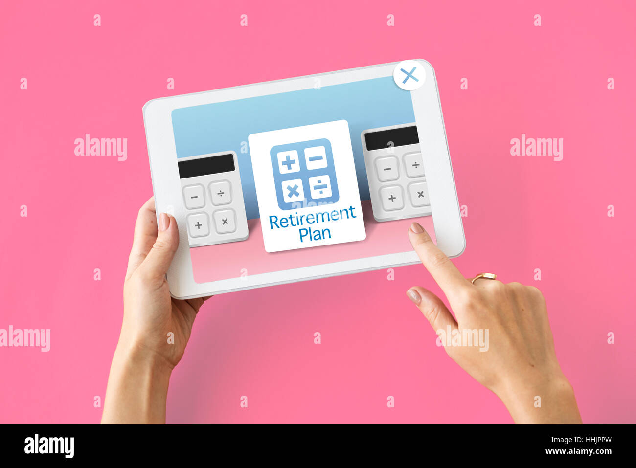 Accounting Banking Investment Budget Calculator Concept Stock Photo - Alamy