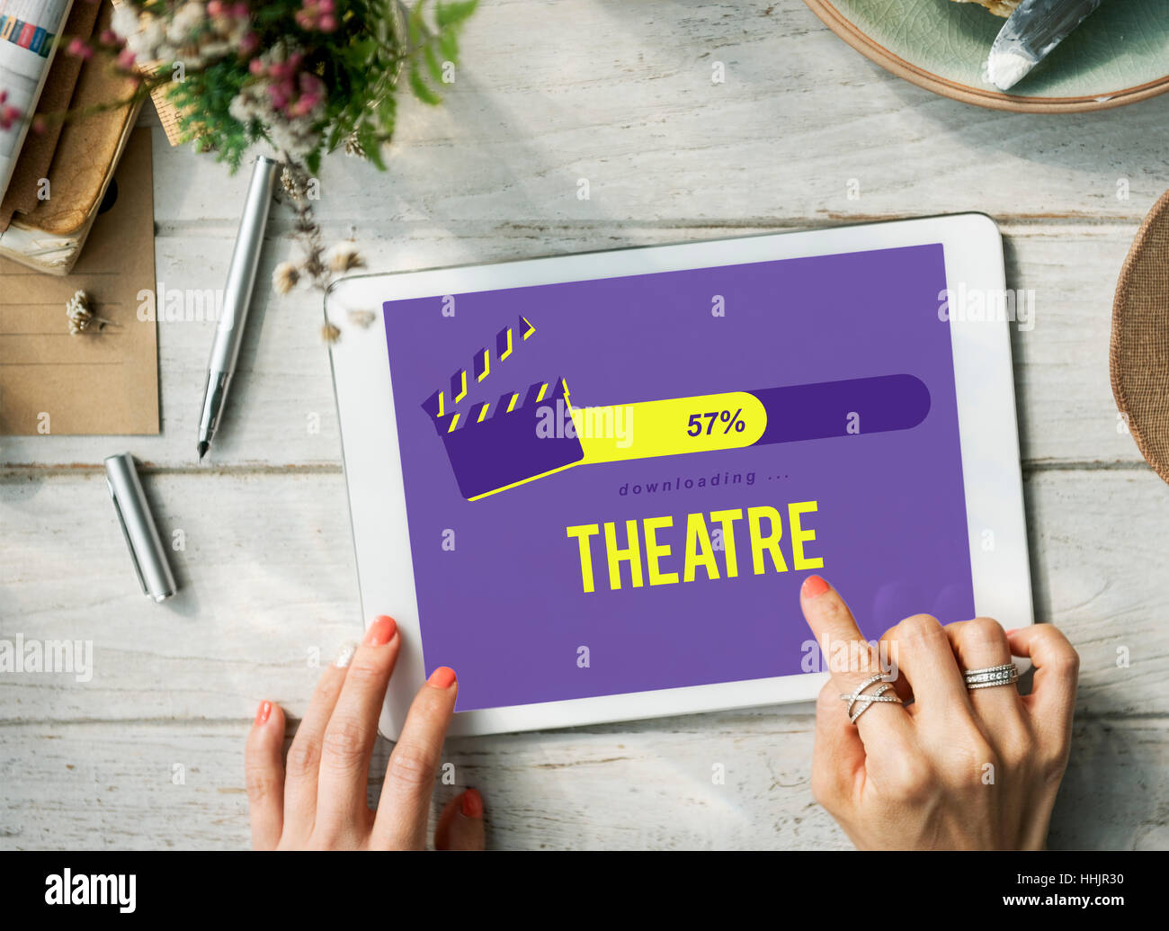 Entertainment Multimedia Theatre Movies Concept Stock Photo - Alamy