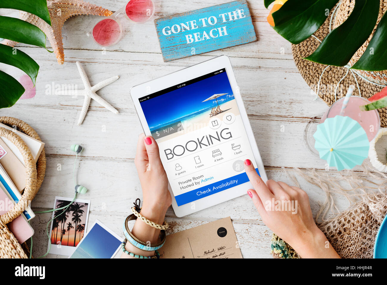 Booking Ticket Online Reservation Travel Flight Concept Stock Photo - Alamy