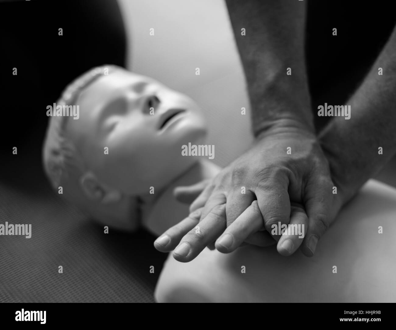 CPR First Aid Training Concept Stock Photo - Alamy