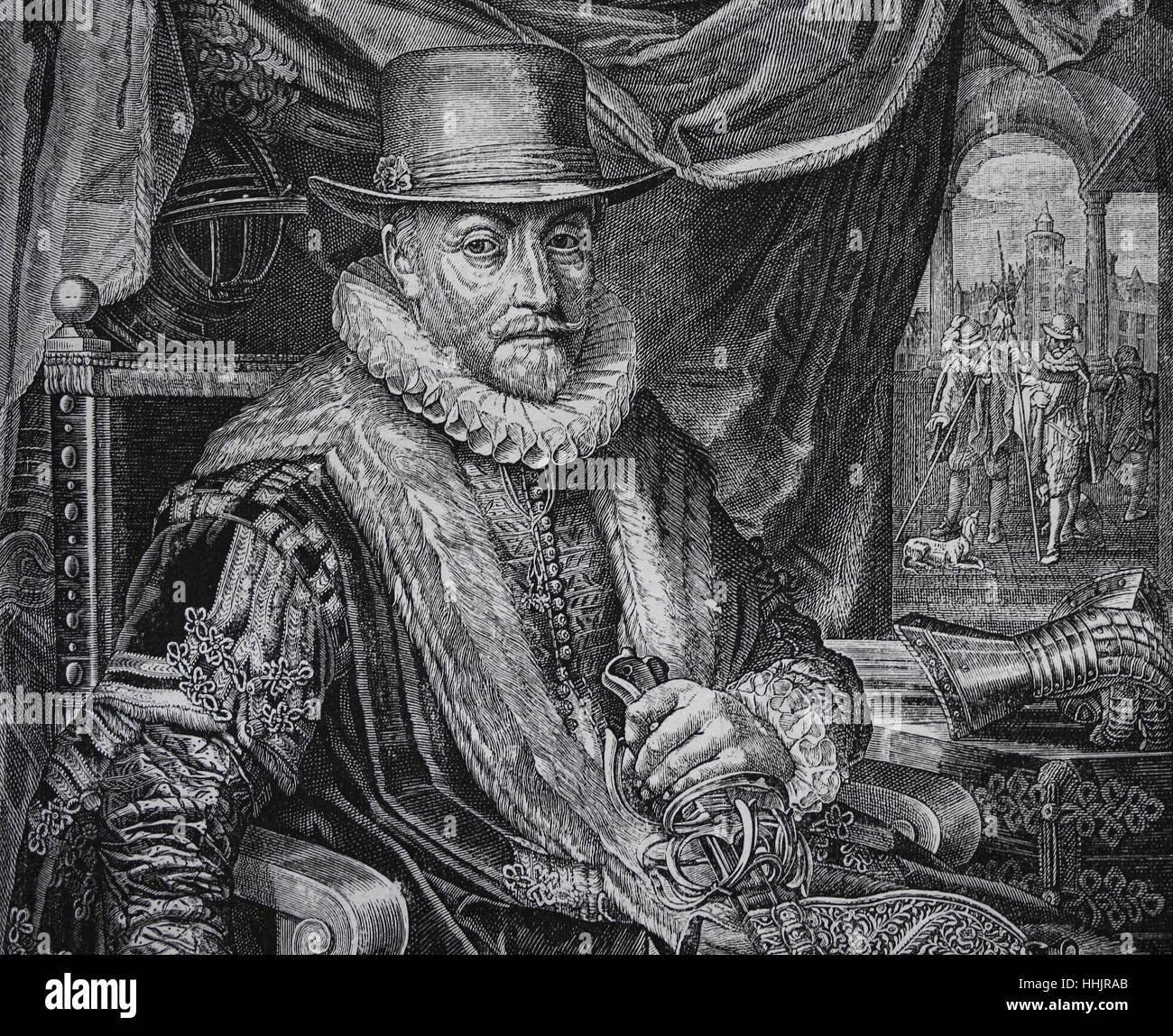 William I, Prince of Orange (1533-1584), known as William the Silent or ...