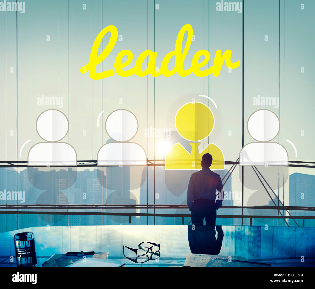 Partnership Corporate Team Leader Font Concept Stock Photo - Alamy