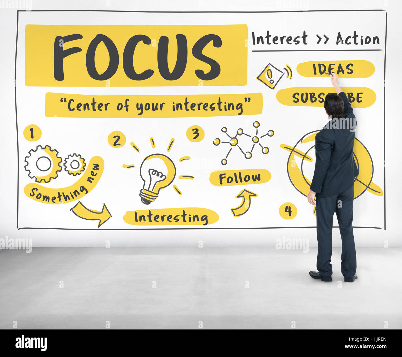 Focus Concentration Goals Target Determine Concept Stock Photo - Alamy