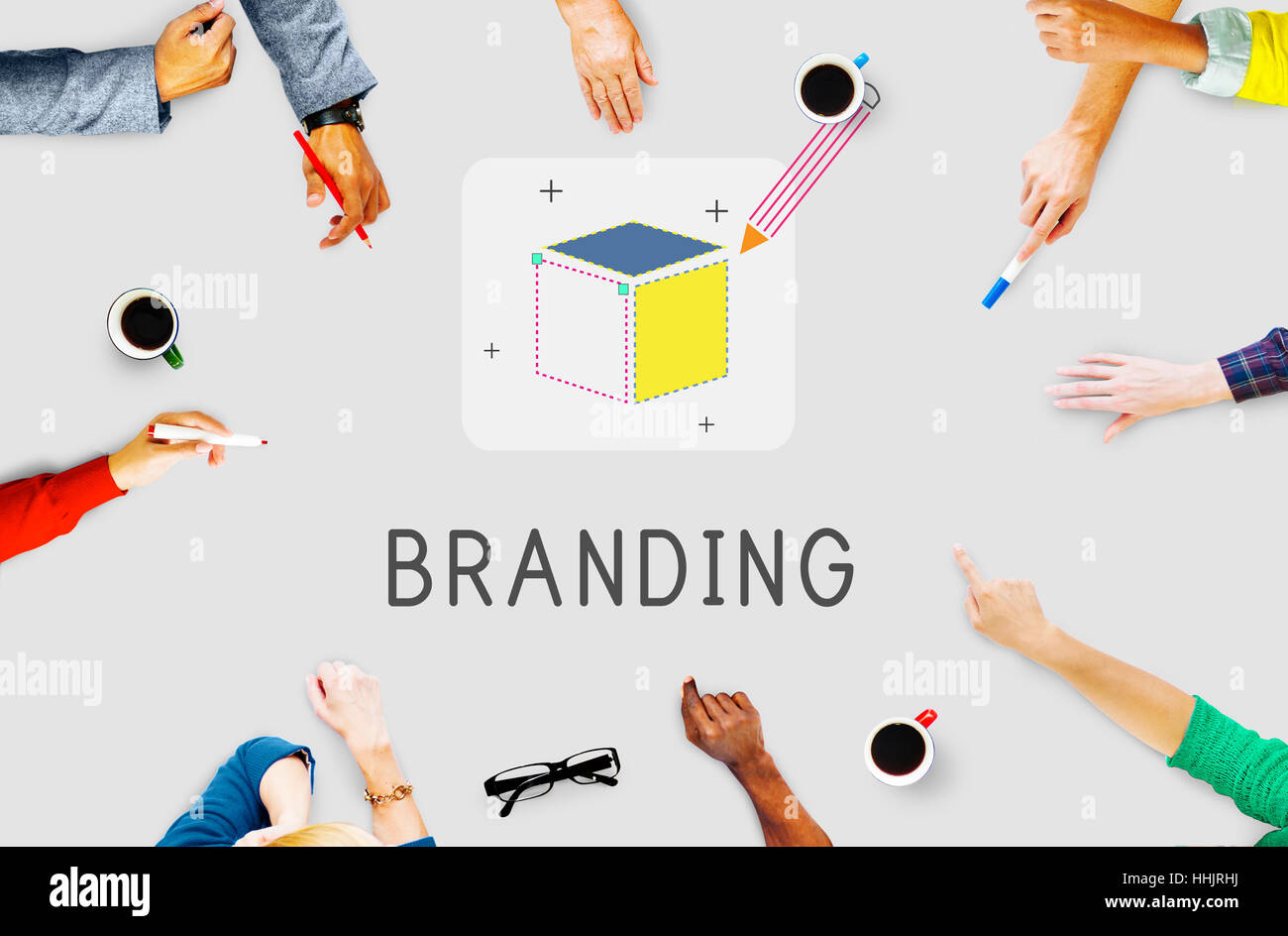 Product Brand Design Ideas Imagination Draft Concept Stock Photo - Alamy