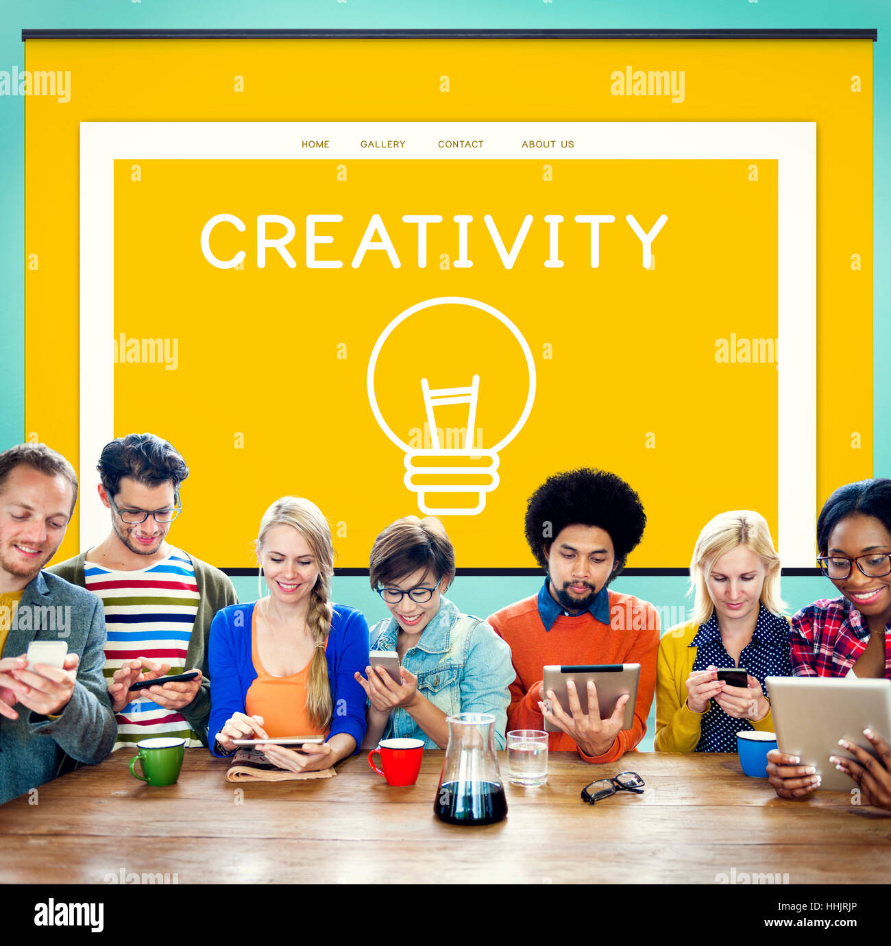 Ideas Creation Design Inspiration Vision Concept Stock Photo - Alamy