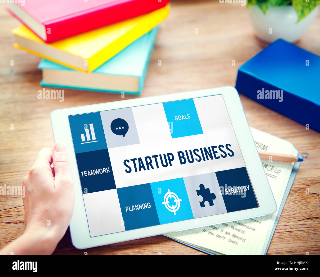 Startup Business Plan Strategy Concept Stock Photo - Alamy