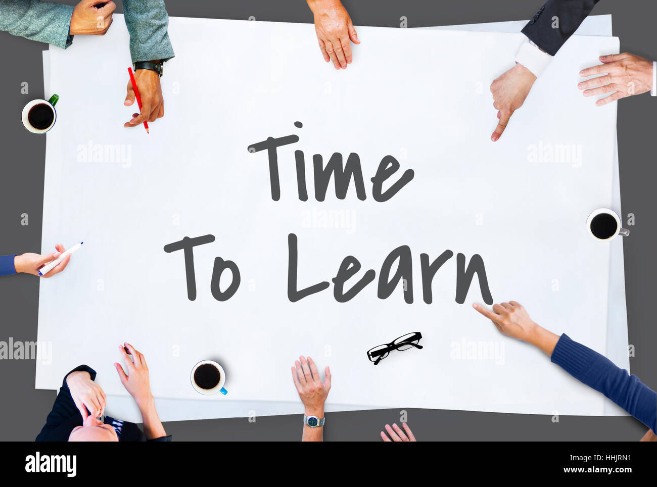 Time to Learn Knowledge Education Intelligence Insight Wisdom Concept ...