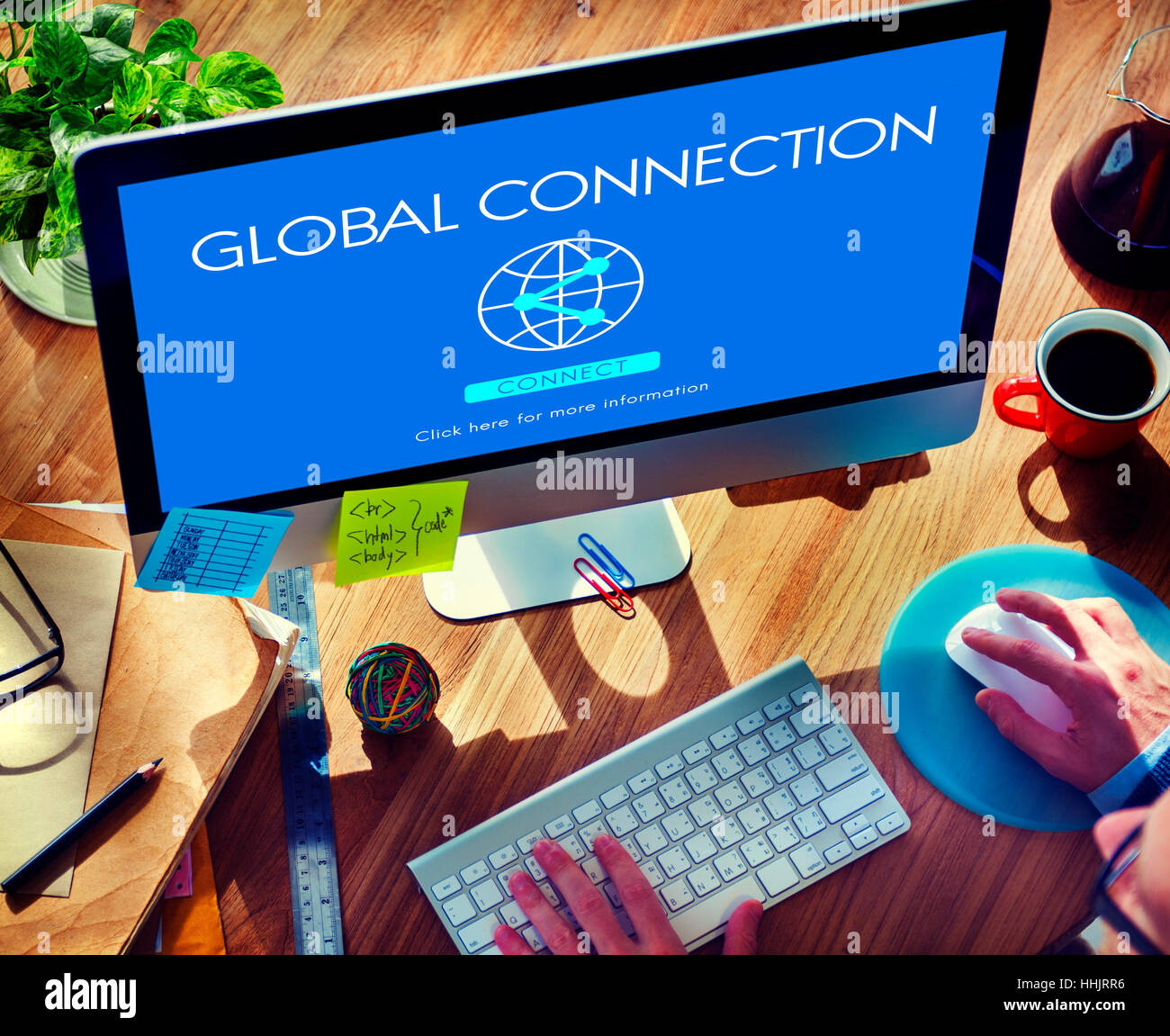 Global Connection Accessible Internet Technology Concept Stock Photo ...