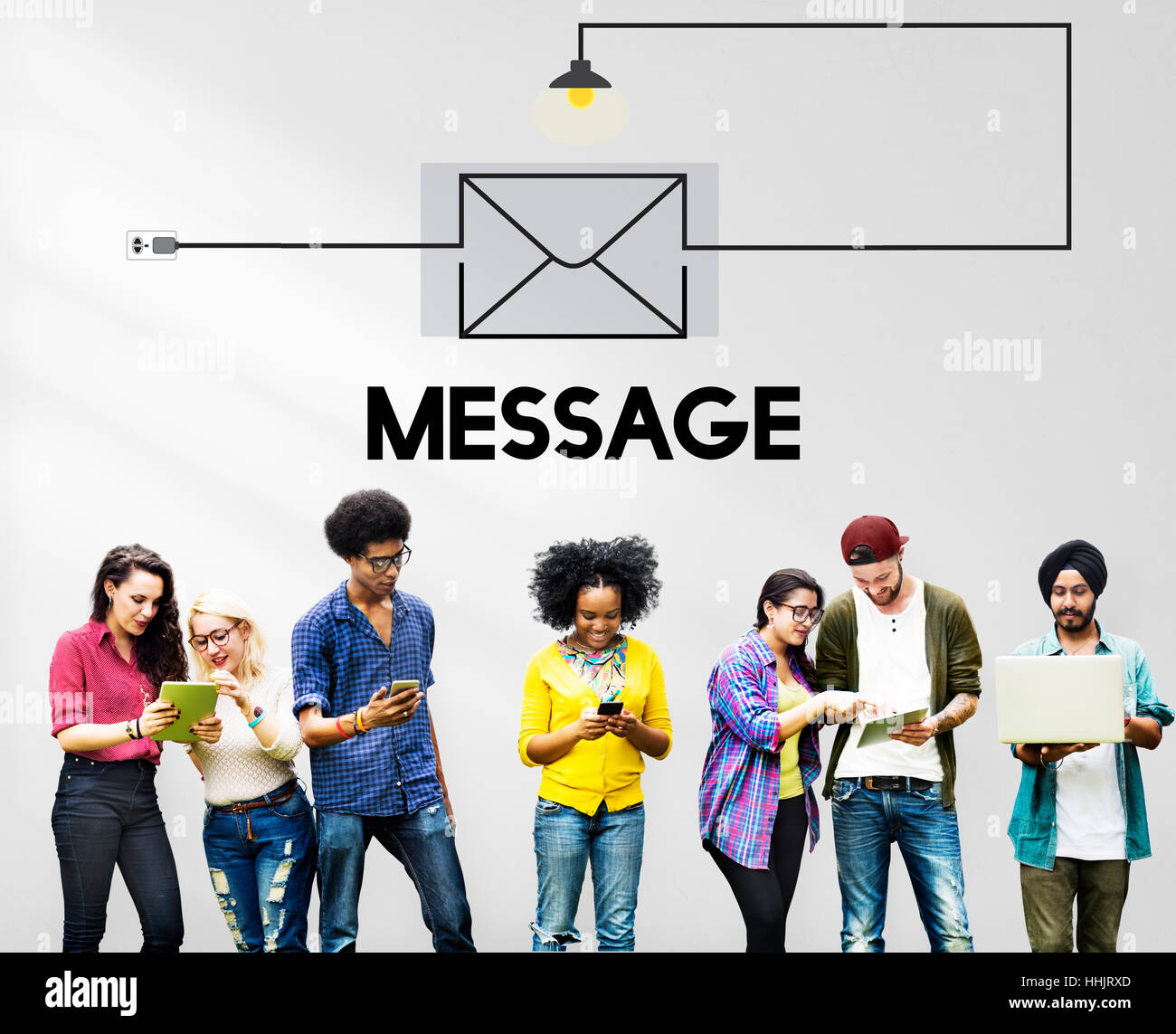 E-mail Message Inbox Communication Concept Stock Photo - Alamy