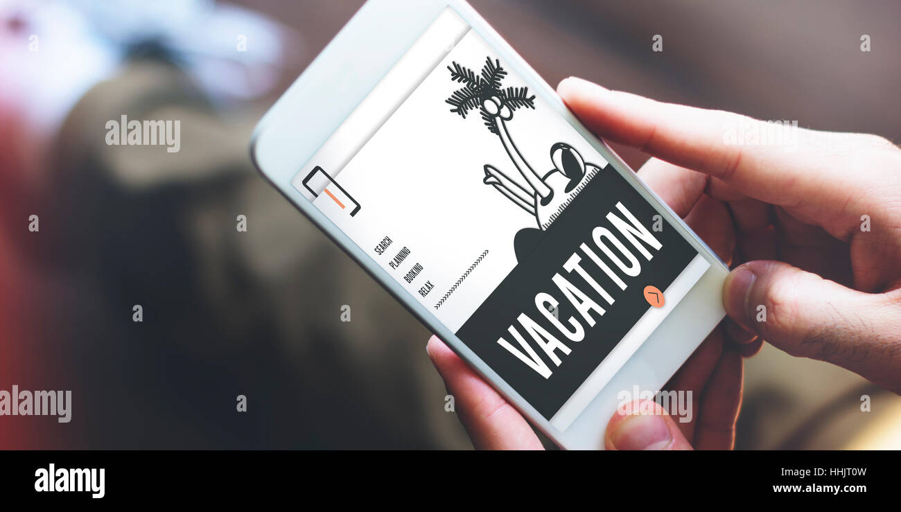 Vacation Recreation Relaxation Journey Concept Stock Photo - Alamy