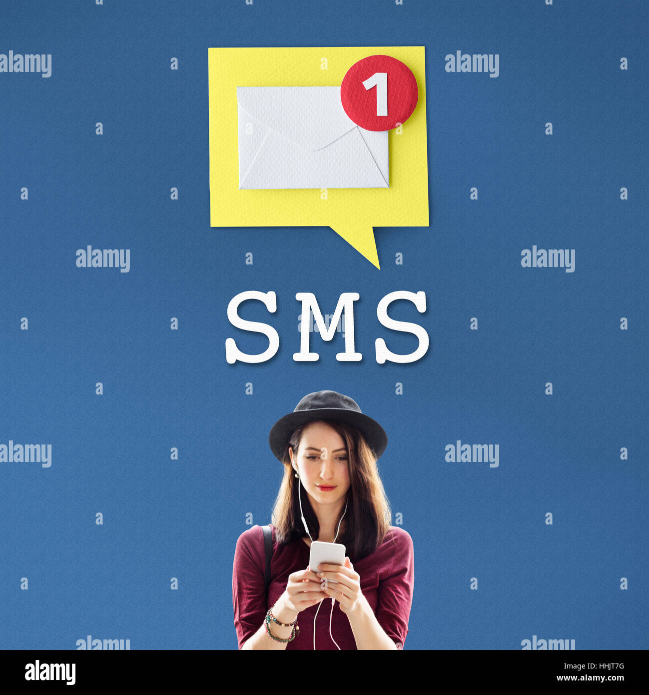 Message Notification Inbox Envelope Concept Stock Photo - Alamy