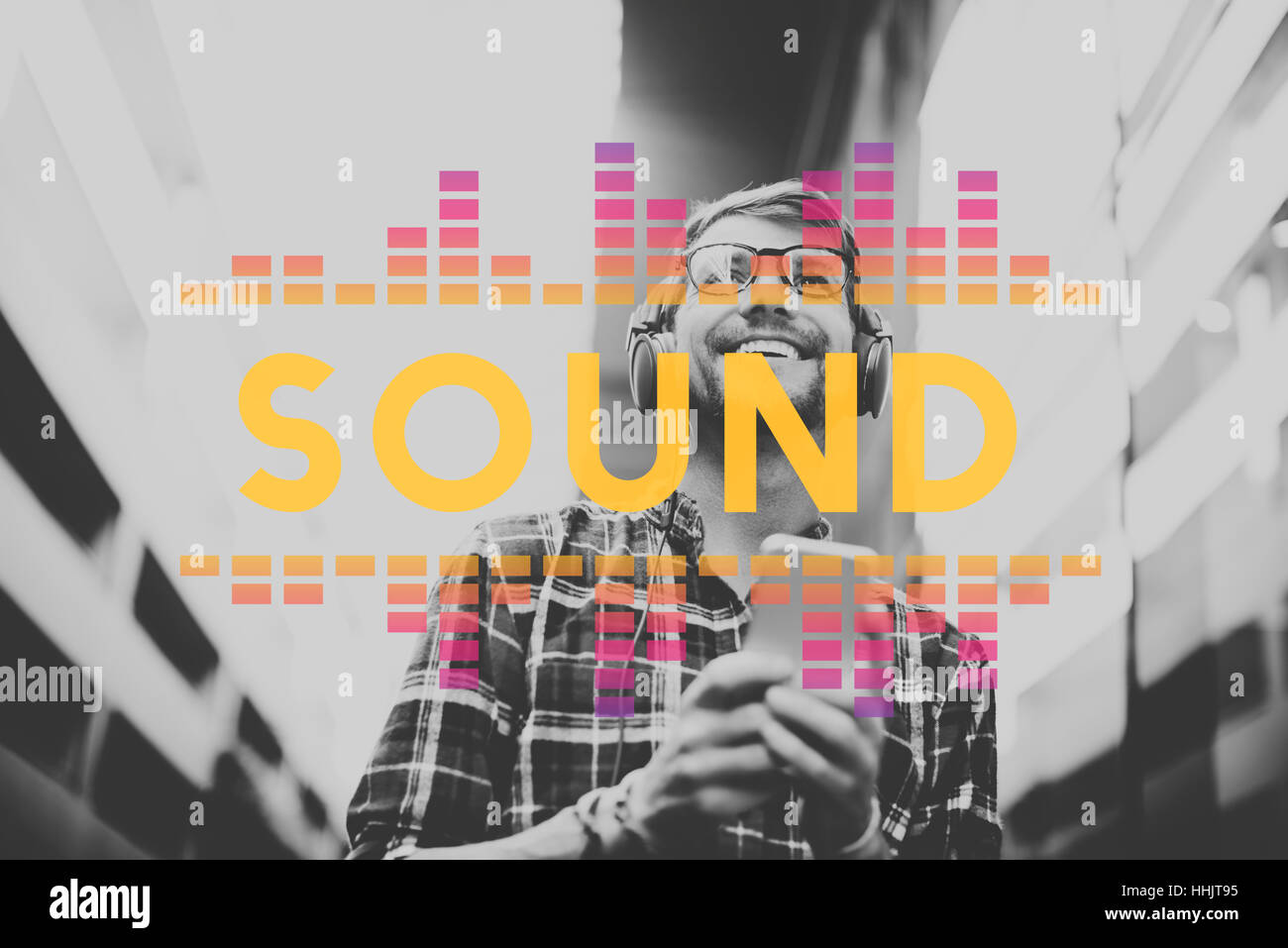 Audio Digital Equalizer Music Tunes Sound Wave Graphic Concept Stock ...