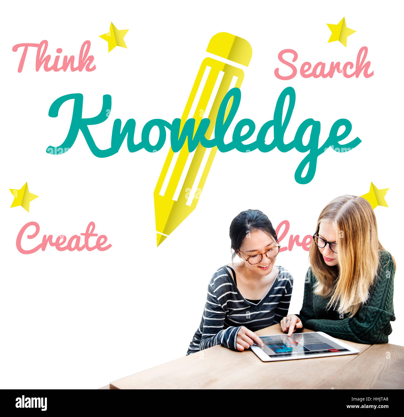 School Knowledge Study Pencil Concept Stock Photo - Alamy