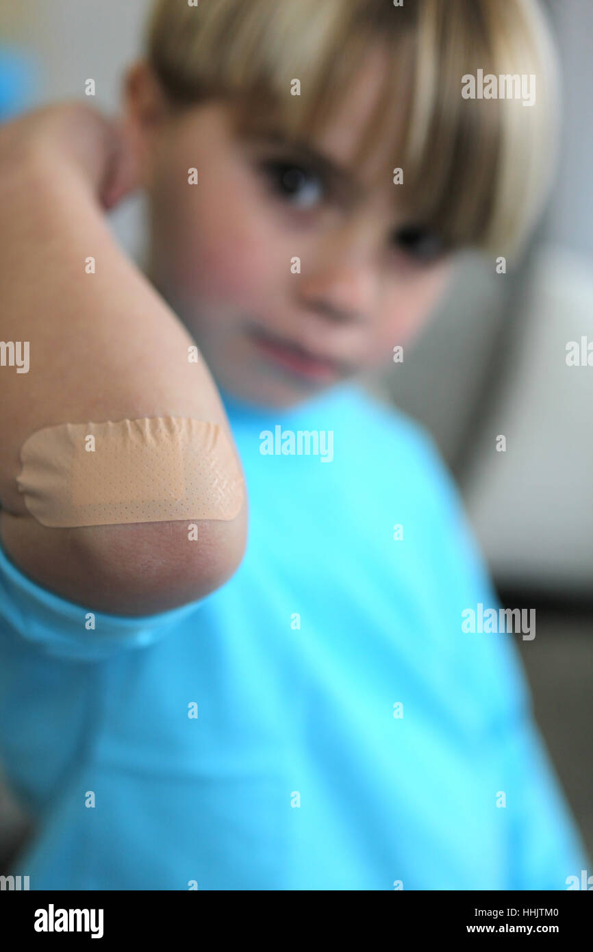 accident, blood, arm, boy, lad, male youngster, blond, aid, break ...