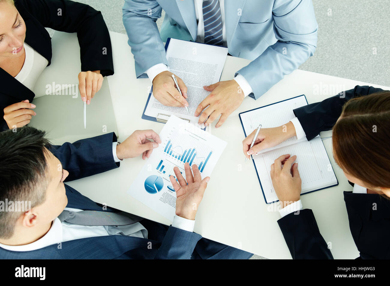 woman, blue, note, memo, seminar, career, hand, strategy, chart, female ...