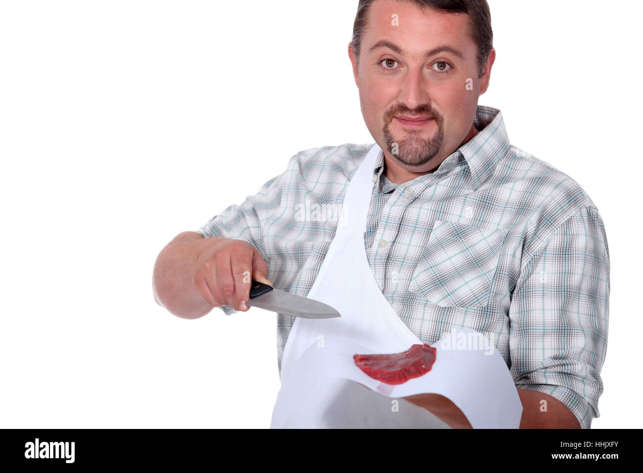 adult, beard, grill, barbecue, barbeque, adults, butcher, backdrop ...
