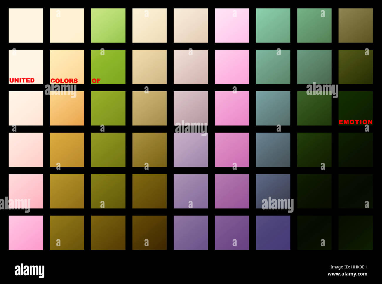 united colours of emotion Stock Photo - Alamy