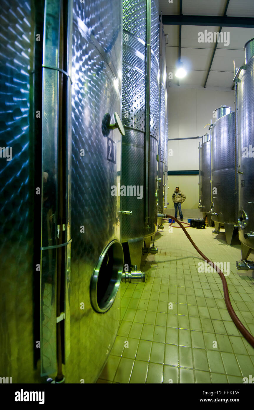 Greece, Magnisia, Volos, Apostolakis, distillery Stock Photo - Alamy
