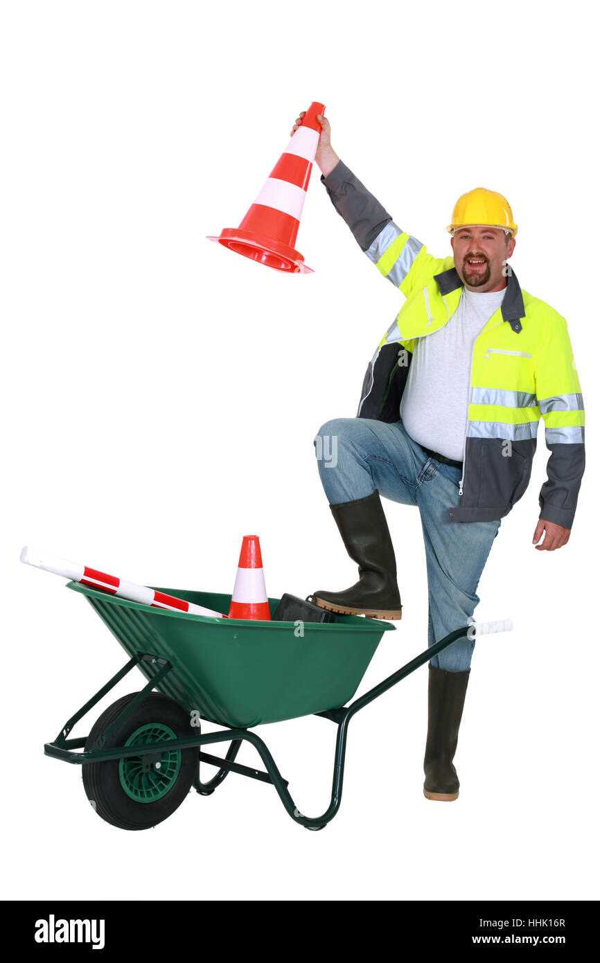 Fixing traffic signal hi-res stock photography and images - Alamy