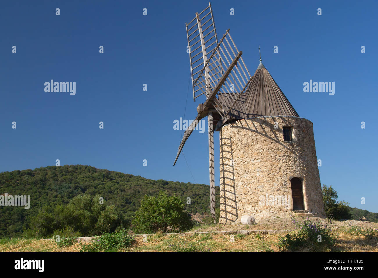 france, windmill, style of construction, architecture, architectural ...