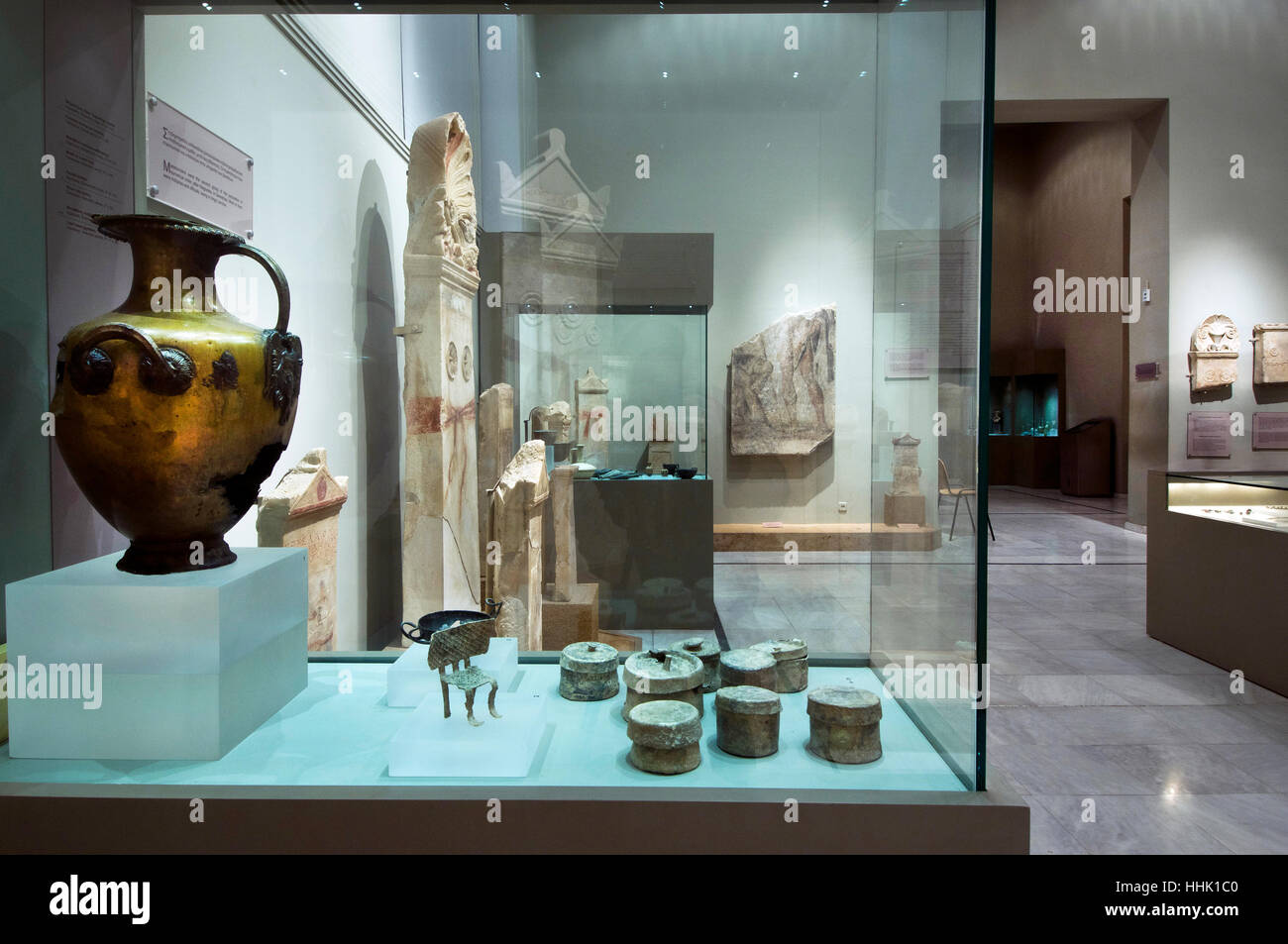 Greece, Magnisia, Volos, archaelogical museum Stock Photo - Alamy