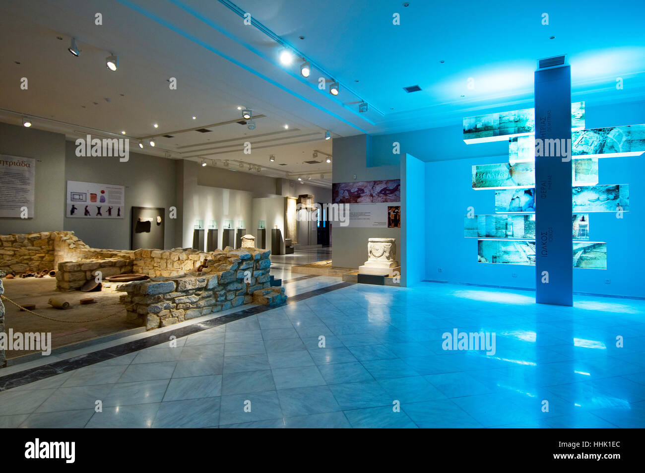 Greece, Magnisia, Volos, archaelogical museum Stock Photo - Alamy