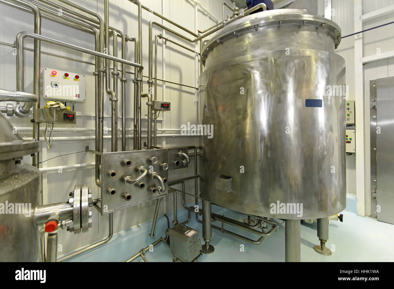 industry, work, factory, machines, tank, dairy, fermentation, stainless ...