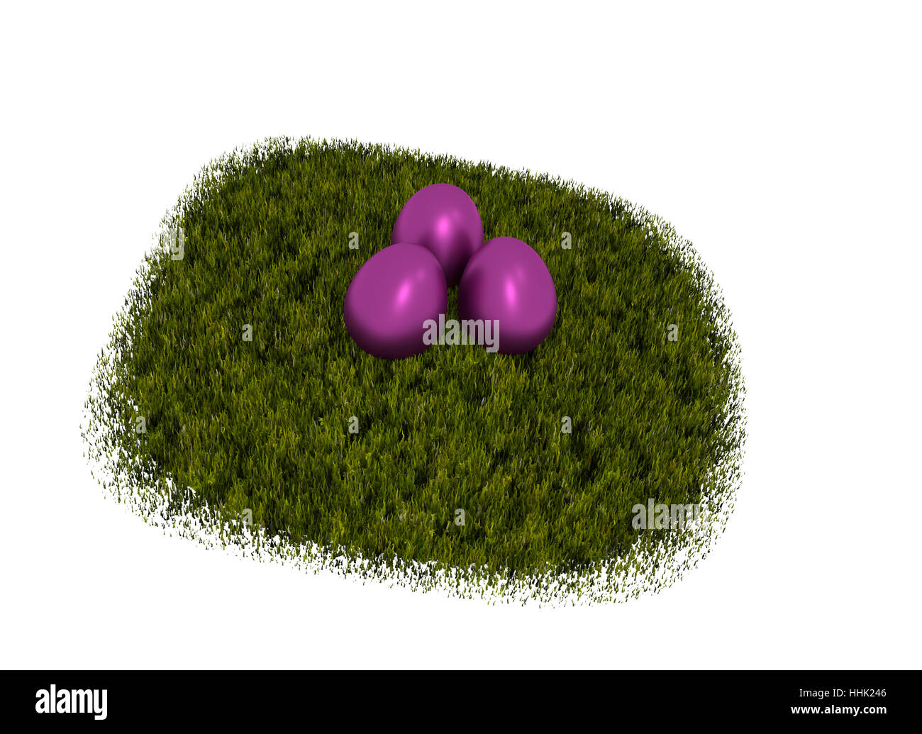 3d easter illustration Cut Out Stock Images & Pictures - Alamy