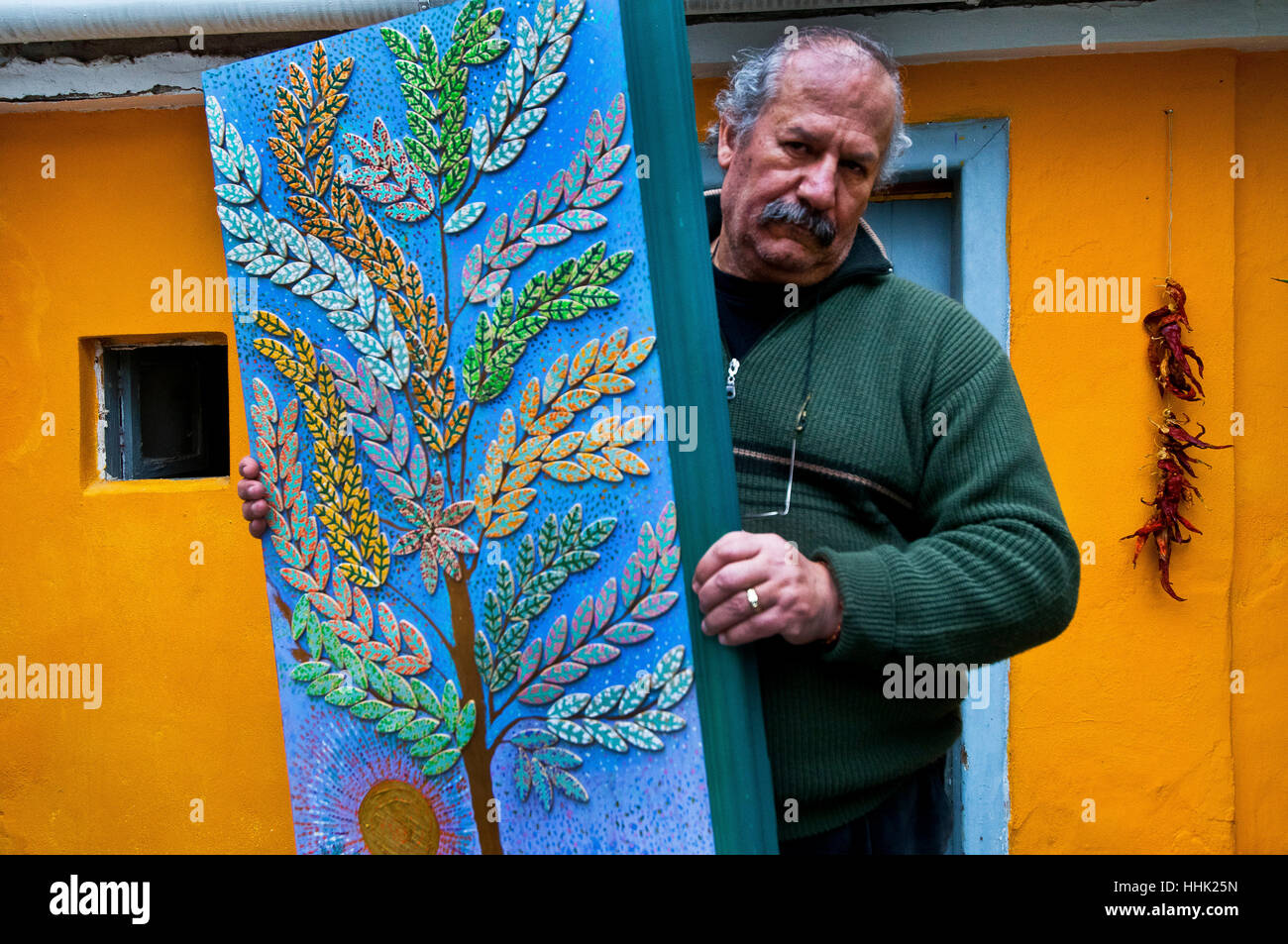 Greece, Magnisia, Volos, Asteris Gekas, sculptor Stock Photo - Alamy