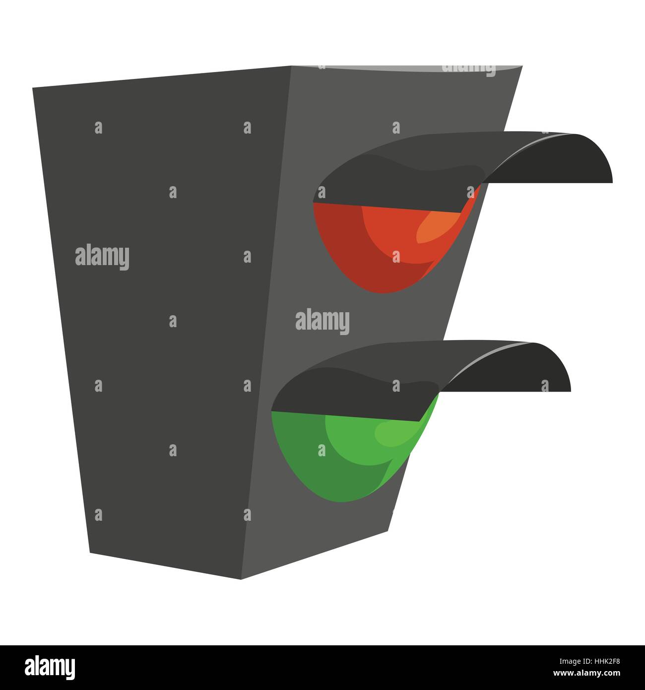 Traffic light icon, cartoon style Stock Vector Image & Art - Alamy