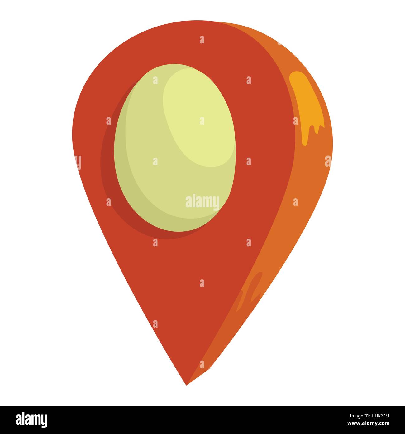 GPS icon, cartoon style Stock Vector Image & Art - Alamy