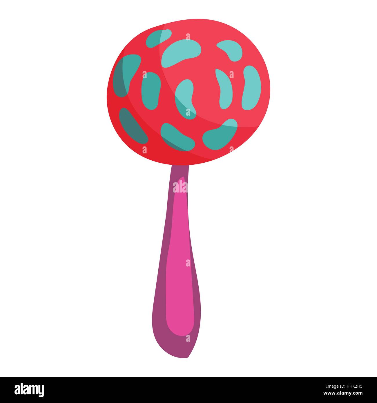 Baby rattle icon, cartoon style Stock Vector Image & Art - Alamy