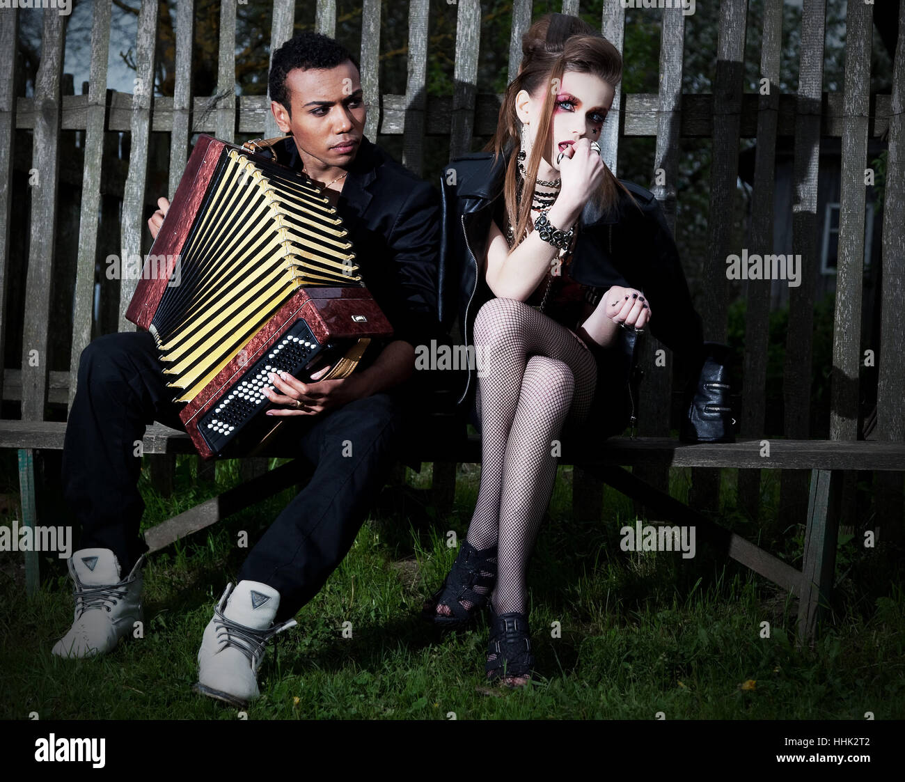 Boy play accordion hi-res stock photography and images - Alamy