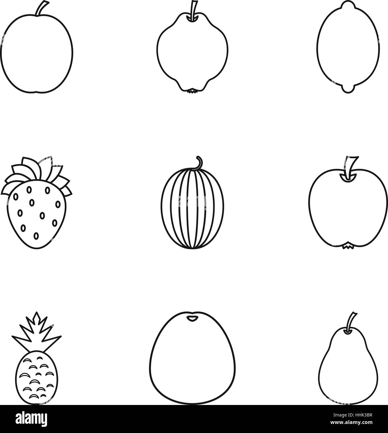 Types of mango Stock Vector Images - Alamy