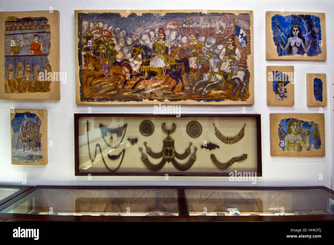 Greece, Magnisia, Volos, popular museum of Kitsos Makris Stock Photo ...