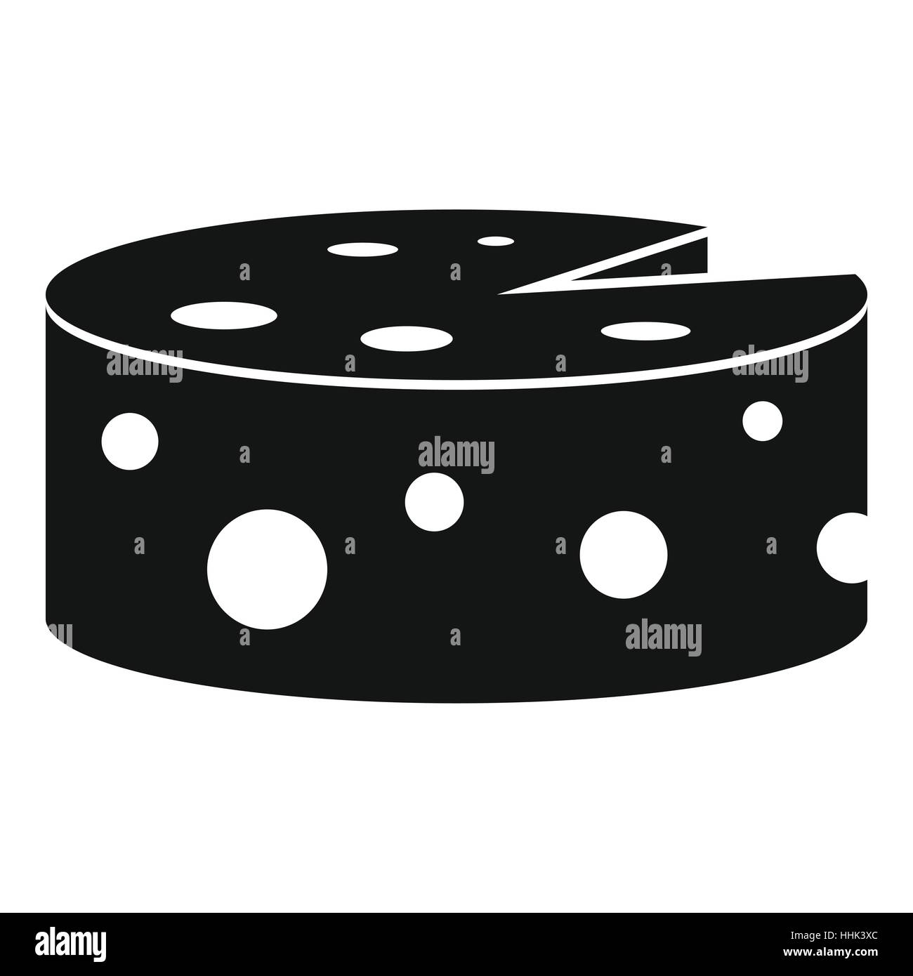 Cheese icon, simple style Stock Vector Image & Art - Alamy